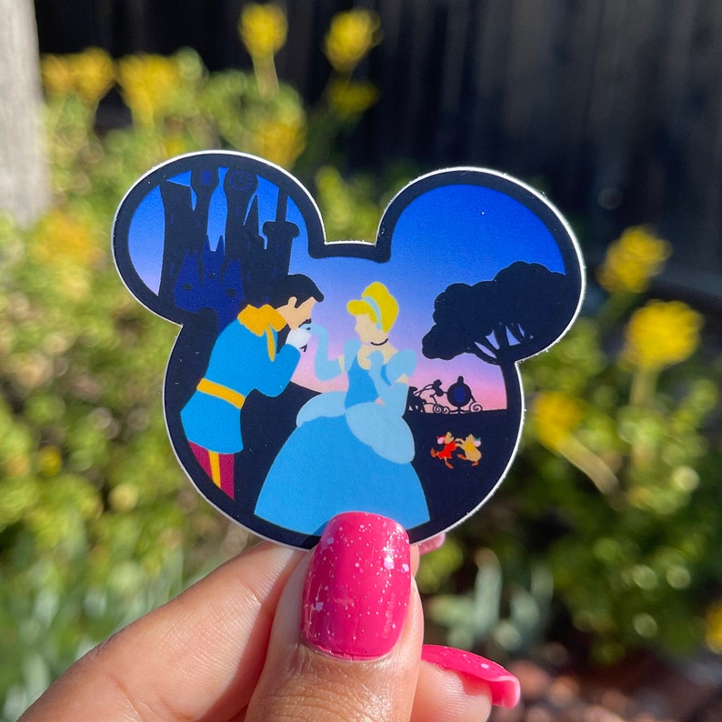 Disney Princess Cinderella Sticker // Disney Cinderella | Etsy
