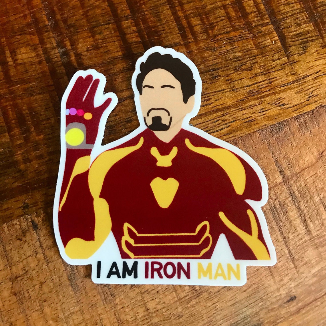 Iron Man Sticker // Tony Stark // Marvel Stickers // Avengers | Etsy