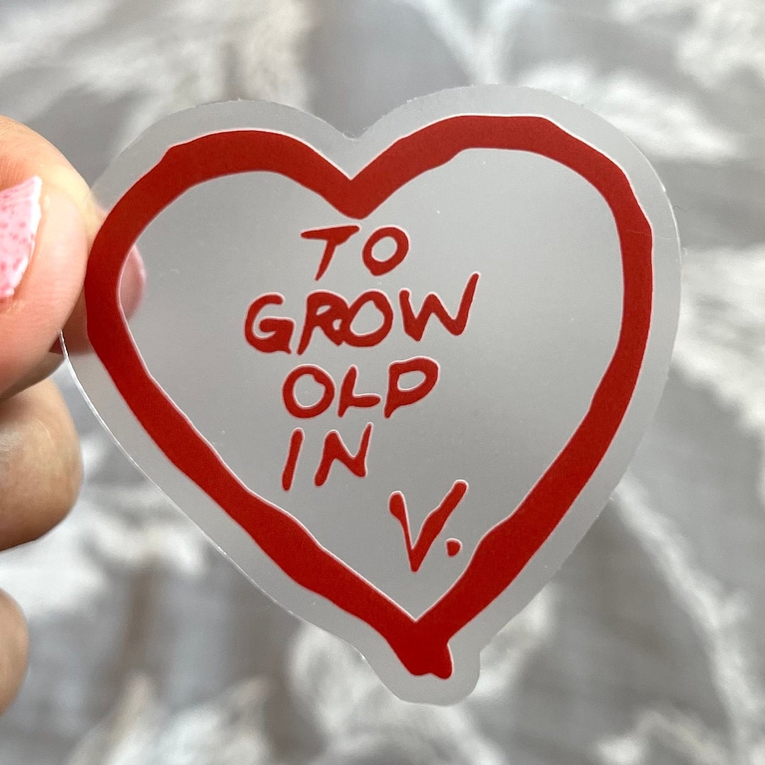 Disney Marvel Wanda and Vision Heart Sticker// Wanda and - Etsy