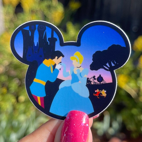 Disney Princess Cinderella Sticker // Disney Cinderella - Etsy