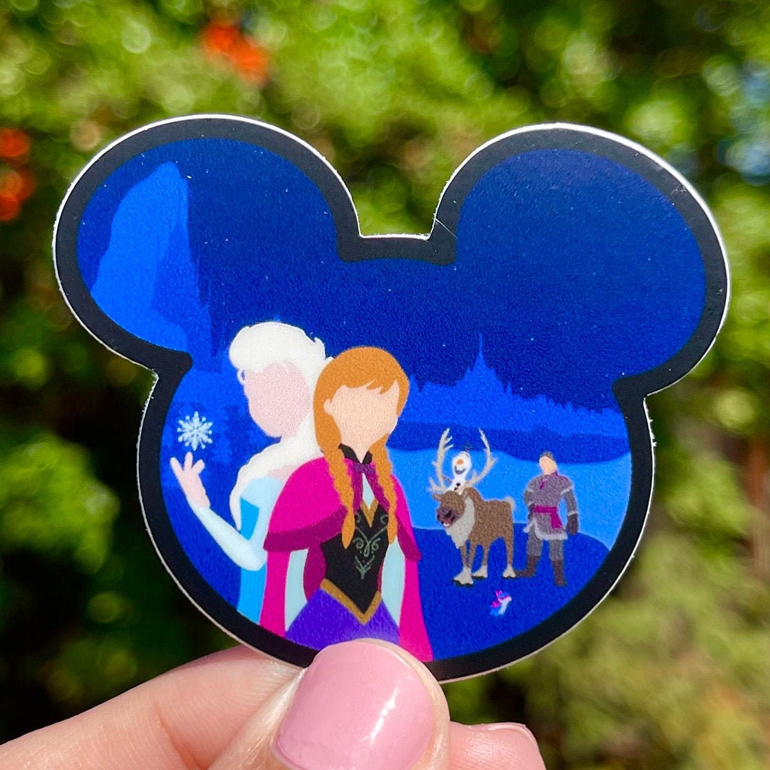 Disney Princess Frozen Sticker // Disney Princess Sticker // - Etsy