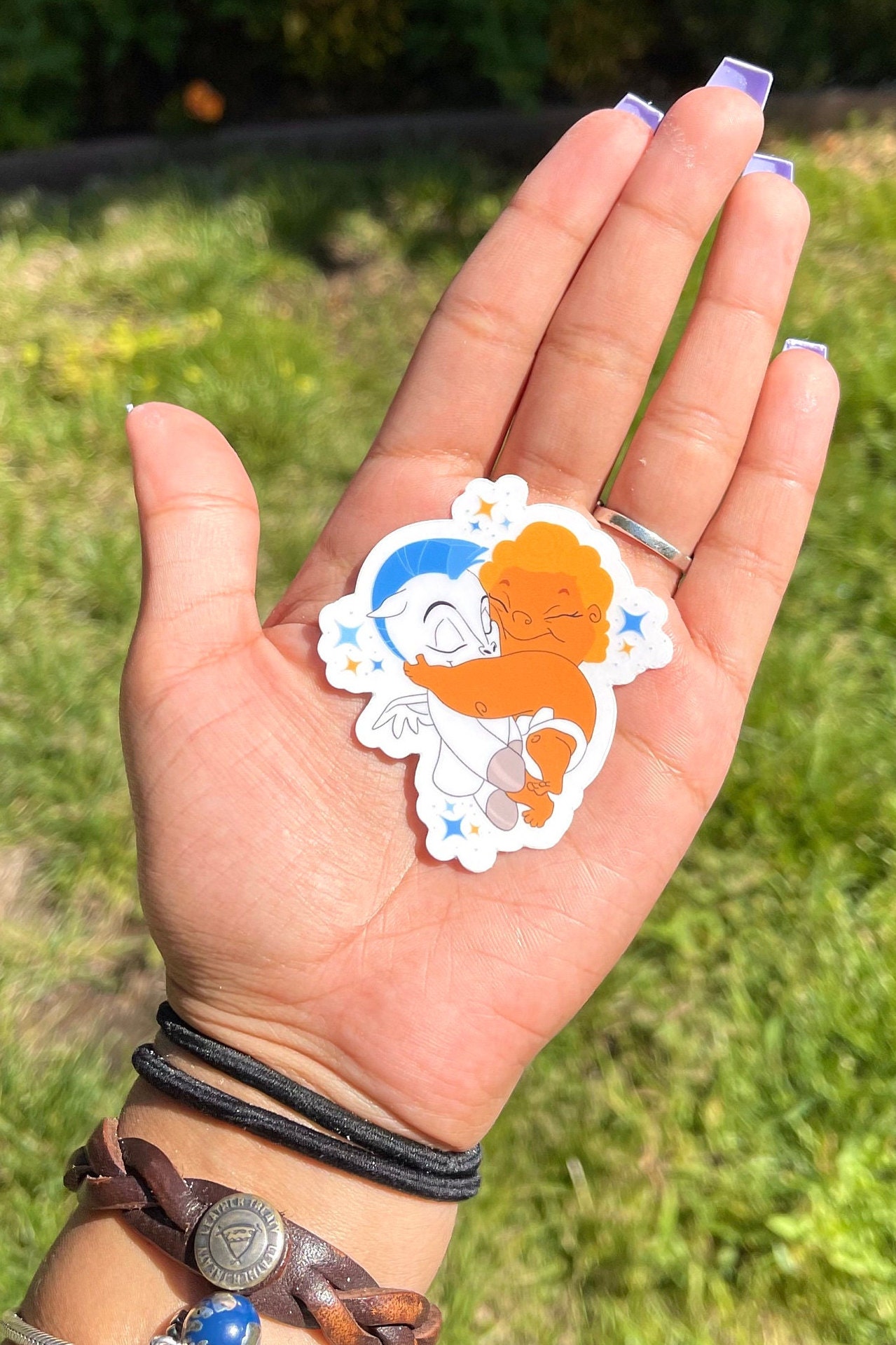 Disney Hercules Sticker // Disney Baby Pegasus and Hercules// | Etsy