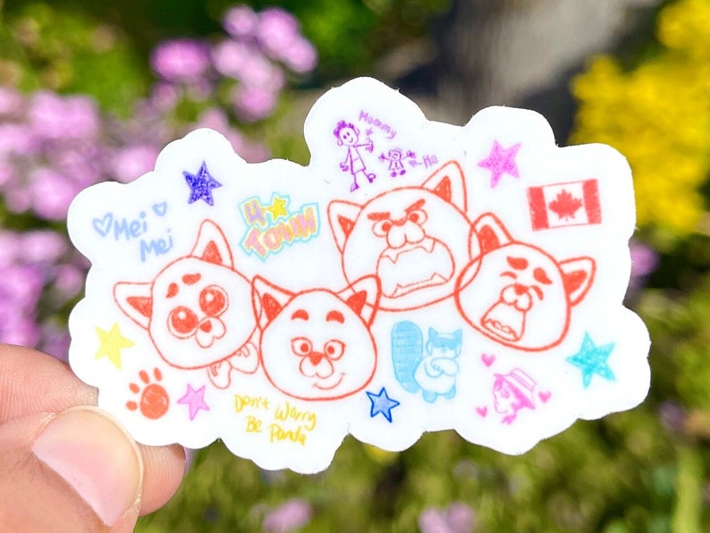 Disney Pixar Turning Red Mei Mei Sticker// Turning Red// 4 - Etsy