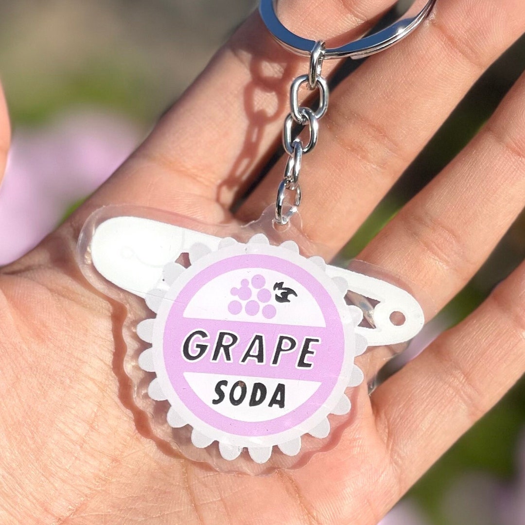 Disney Pixar up Grape Soda Pin Hard Acrylic Double-sided Keychain ...