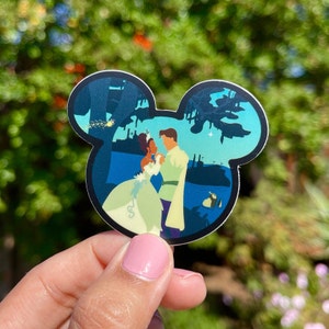 Disney Princess and the Frog Sticker // Disney Princess Sticker ...