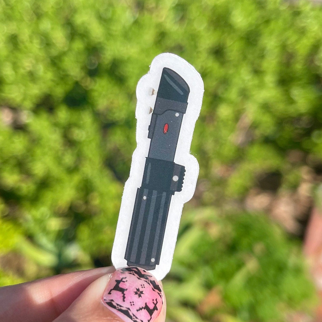 Disney Star Wars Darth Vader Lightsaber Sticker// Disney Star - Etsy