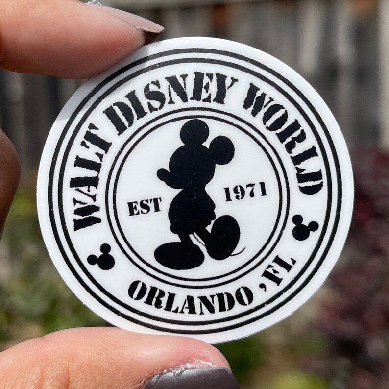 Disney Sticker // Disney World Sticker // Disneyland Sticker | Etsy