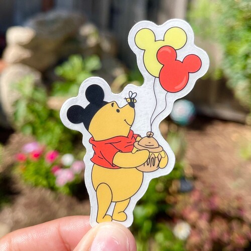Winnie the Pooh Sticker | Etsy