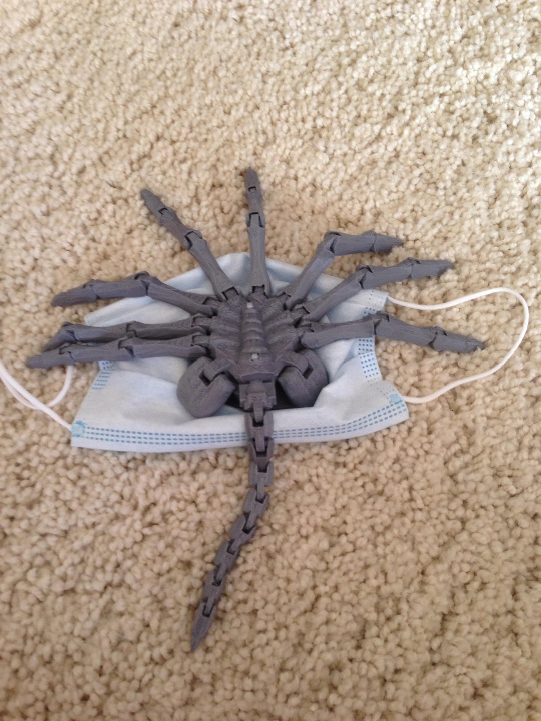 Alien Face Hugger Face Mask - Etsy