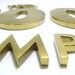 CUSTOMIZED Solid Brass Restaurant Brand Sign - Etsy