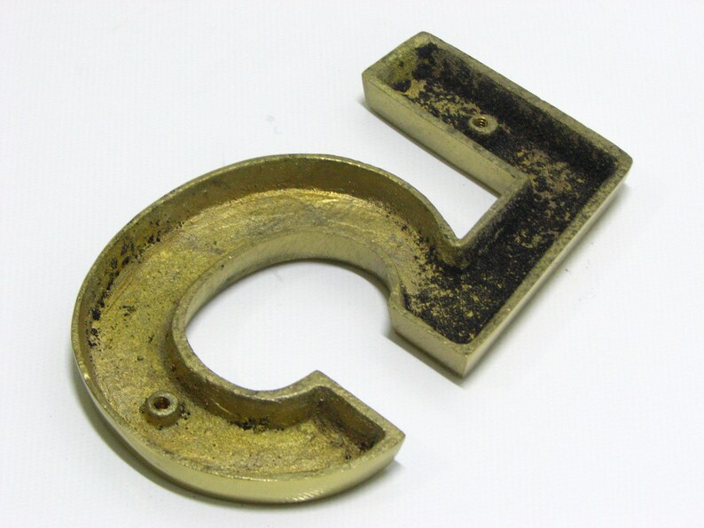 Solid Brass Numbers Wall Decor Ideas Door, Adress and Store Sign - Etsy