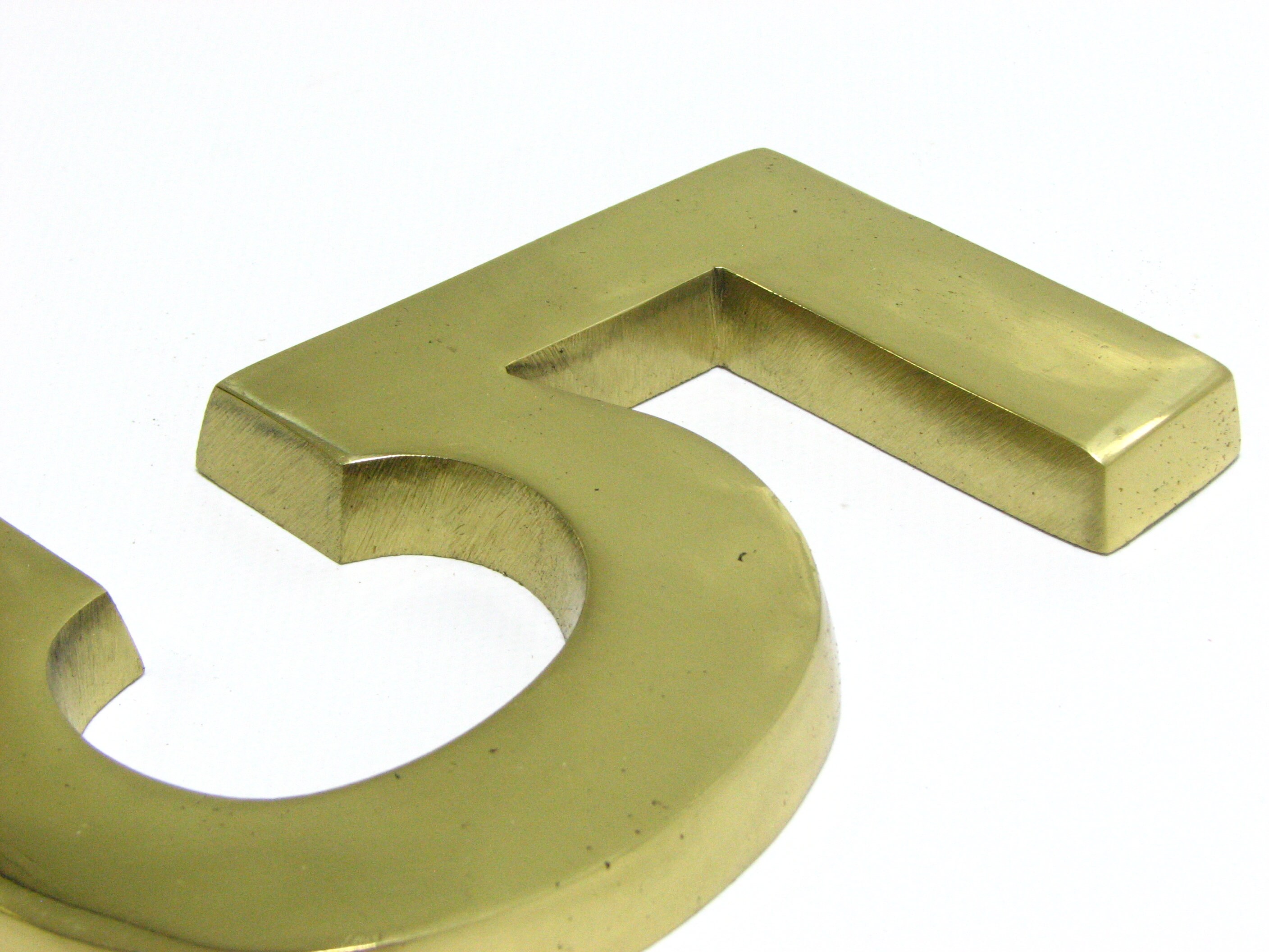 Solid Brass Numbers - Wall Decor Ideas - Door, Adress and Store Sign - Etsy