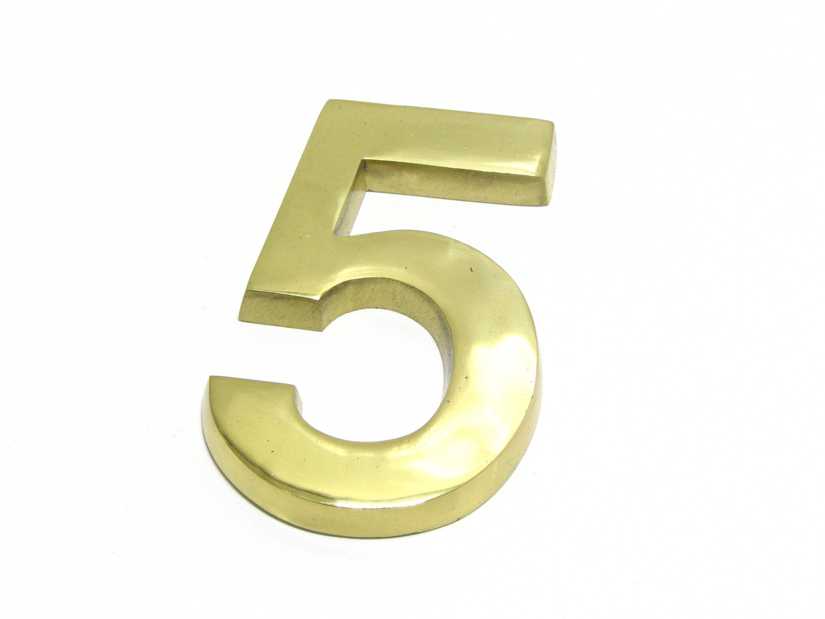 Solid Brass Numbers - Wall Decor Ideas - Door, Adress and Store Sign - Etsy