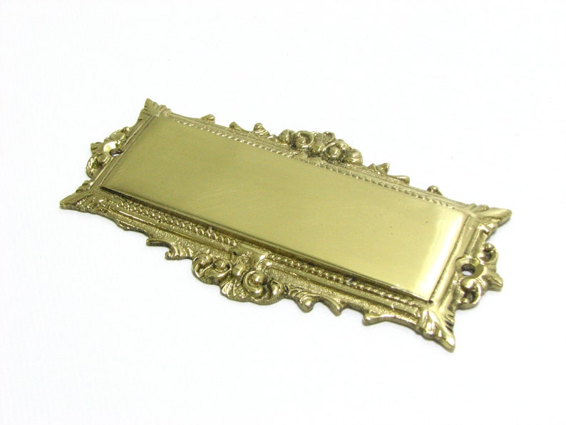 personalized-solid-brass-door-name-plates-door-plate-etsy