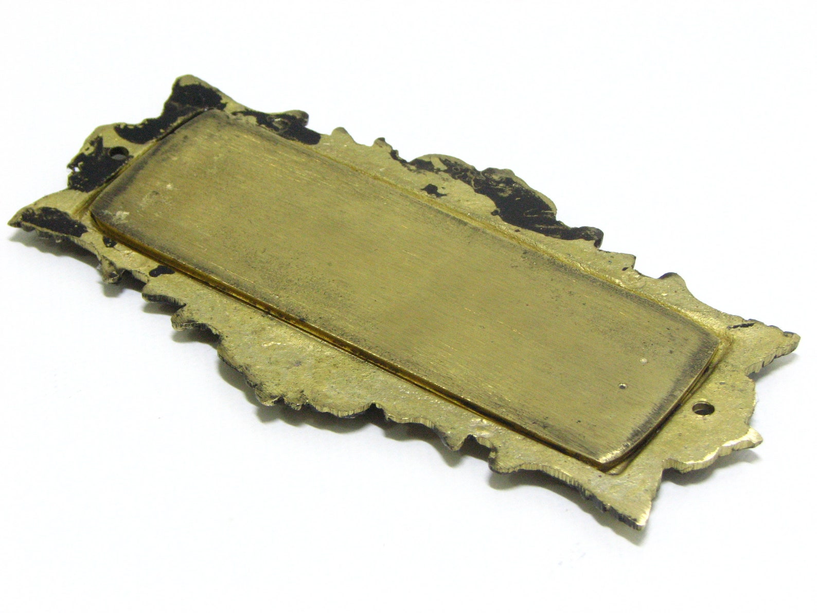 Personalized Solid Brass Door Name Plates - Replaceable Plate ...