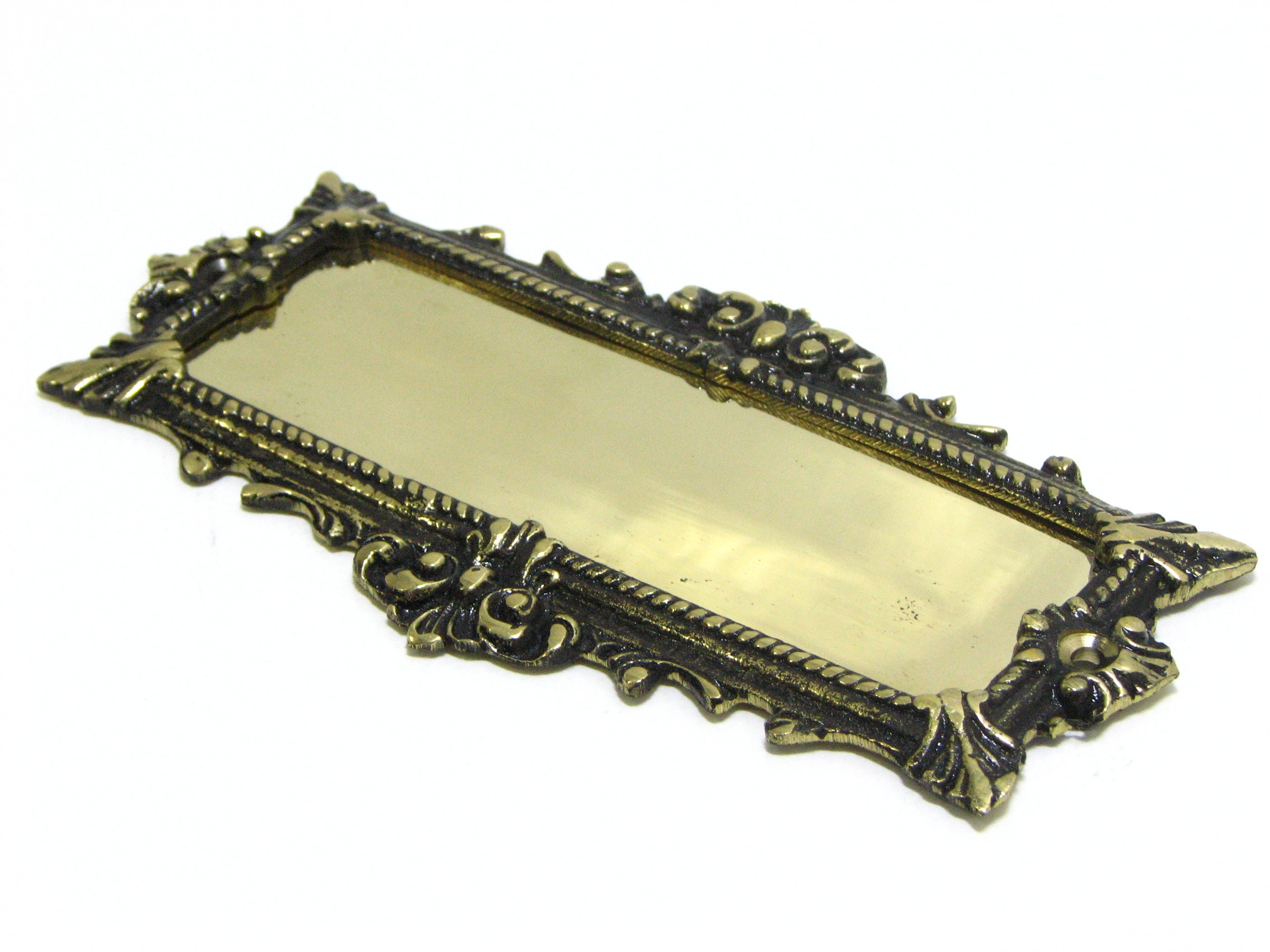 Personalized Solid Brass Door Name Plates - Replaceable Plate ...