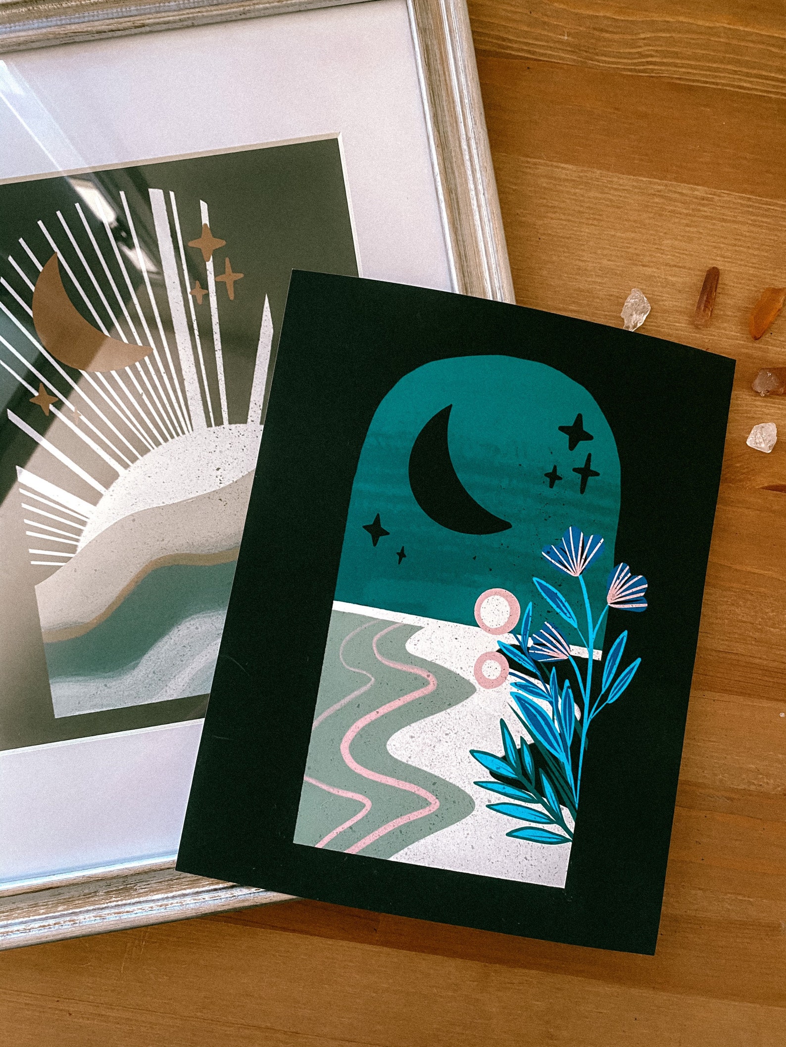 Moon Rising Art Print Multiple Sizes 8x10 - Etsy