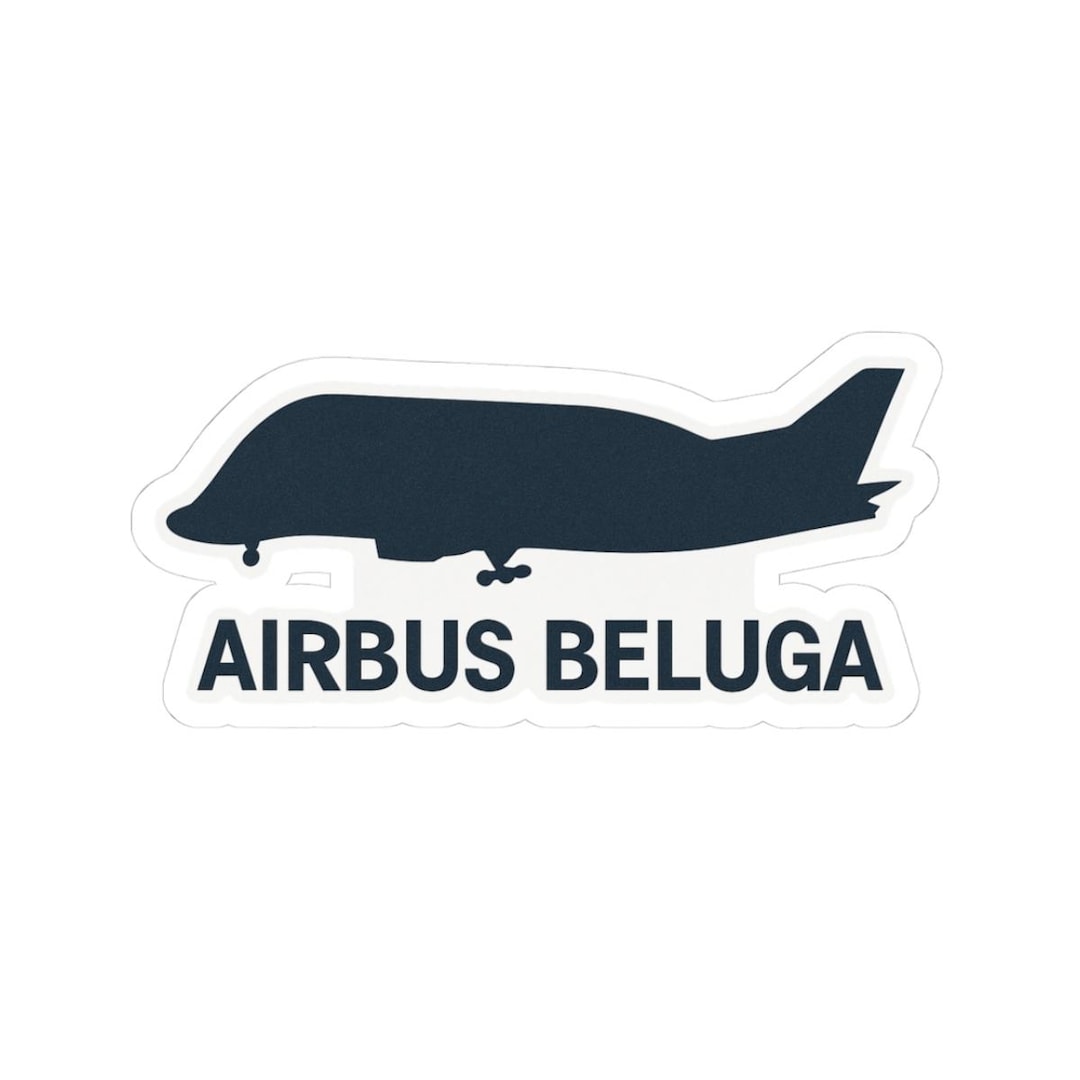 Airbus Beluga Sticker: Vinyl Decal for Airplane & Travel Lovers - Etsy