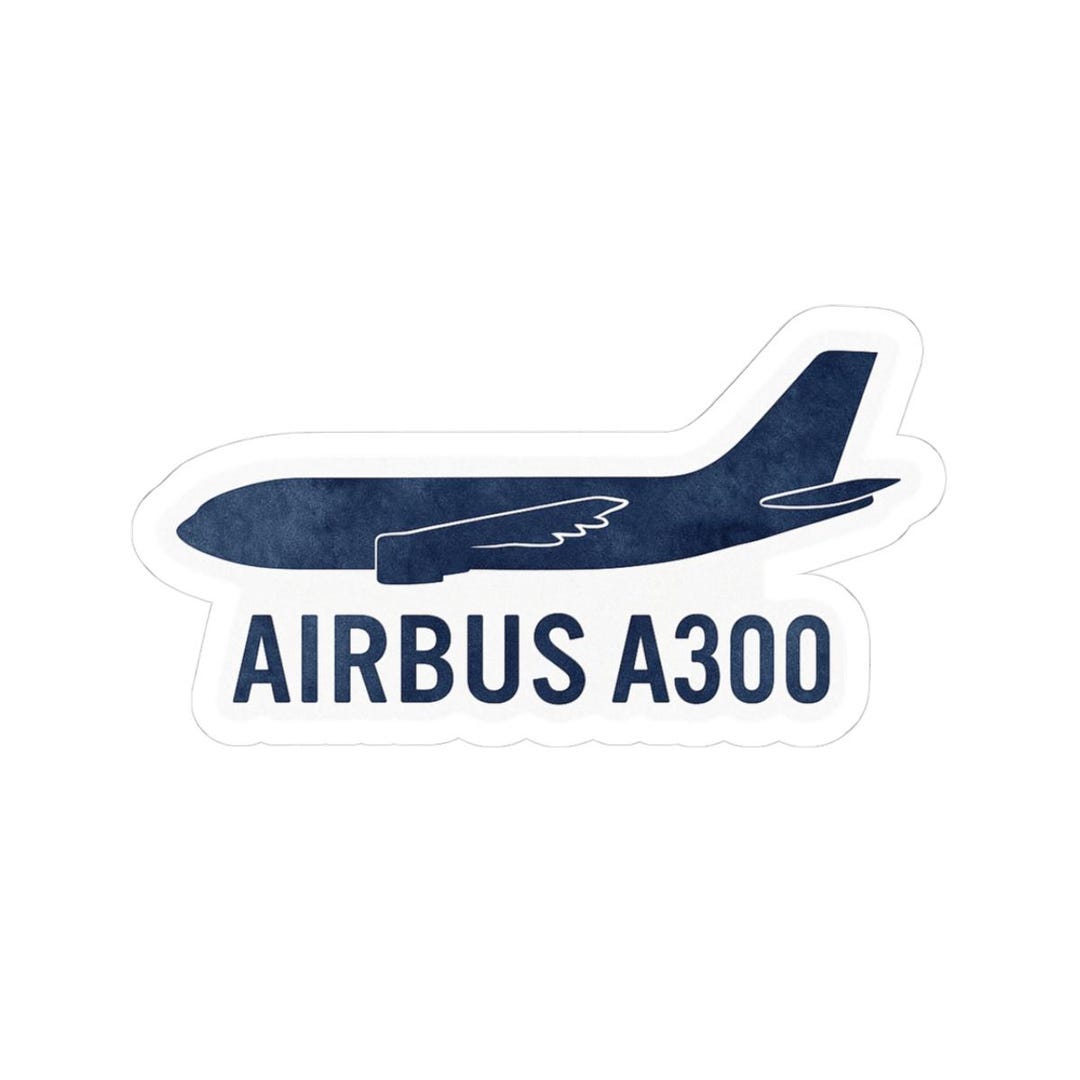 Airbus A300 Sticker - Aviation Decor, Travel Lover Gift, Car Decal ...