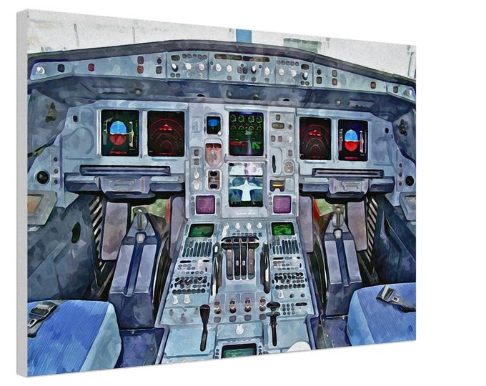 Embraer ERJ 170/175/190/195 Cockpit Poster - Etsy Canada