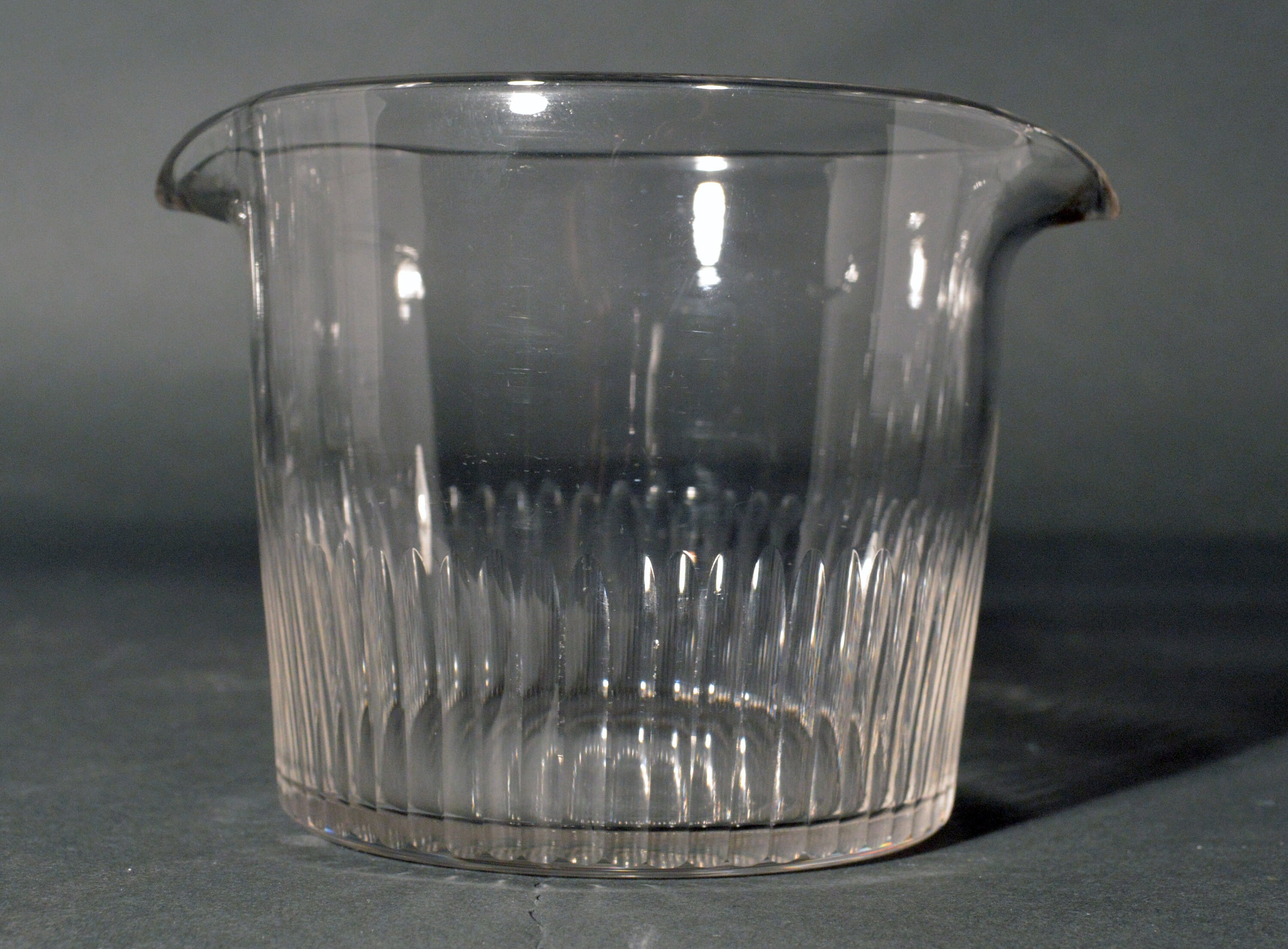 Nine Late Georgian Period Clear Glass Wine Rinsers, Set of Nine, Circa ...