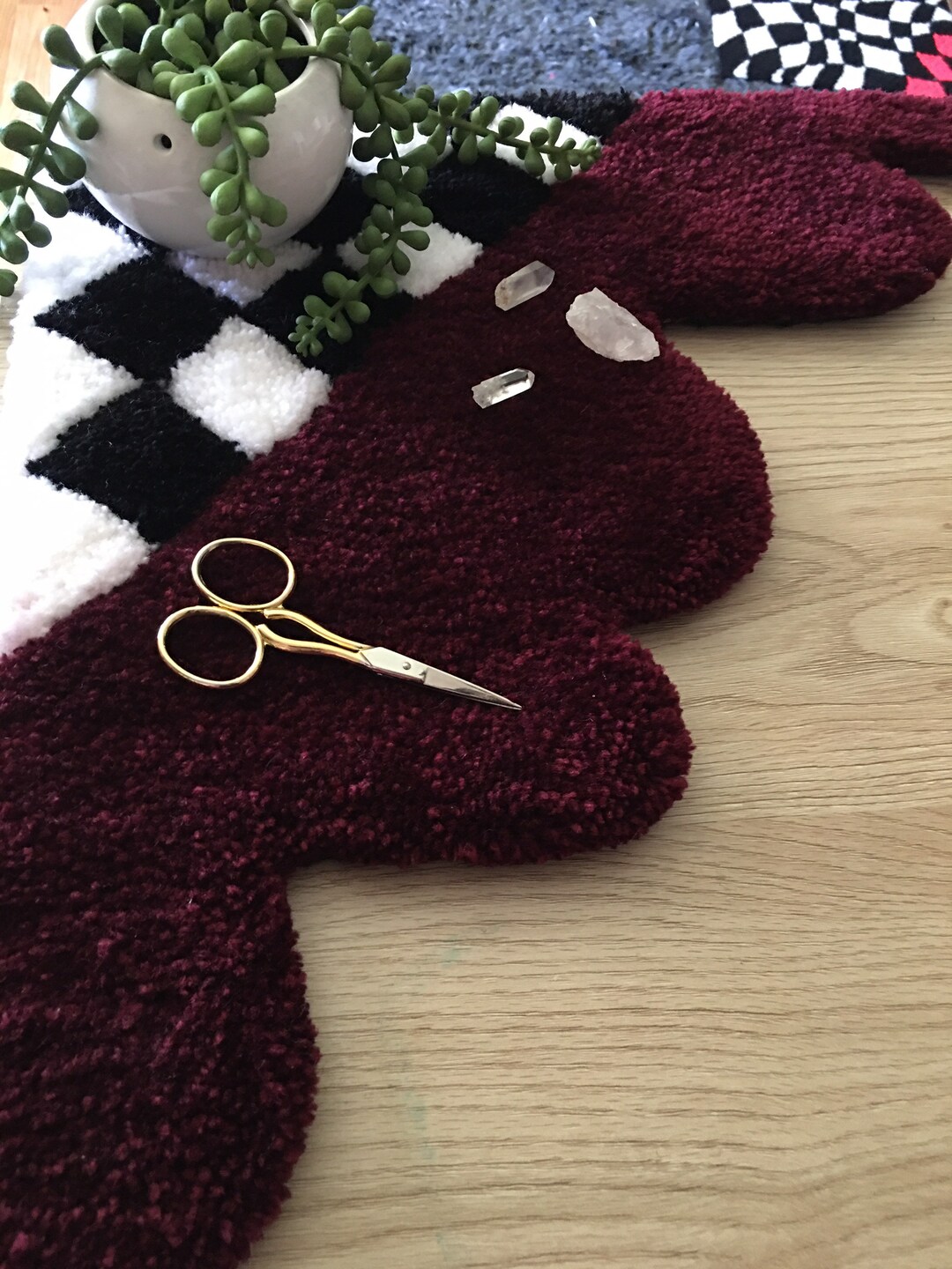 Mini Corner Desk Rug - Etsy