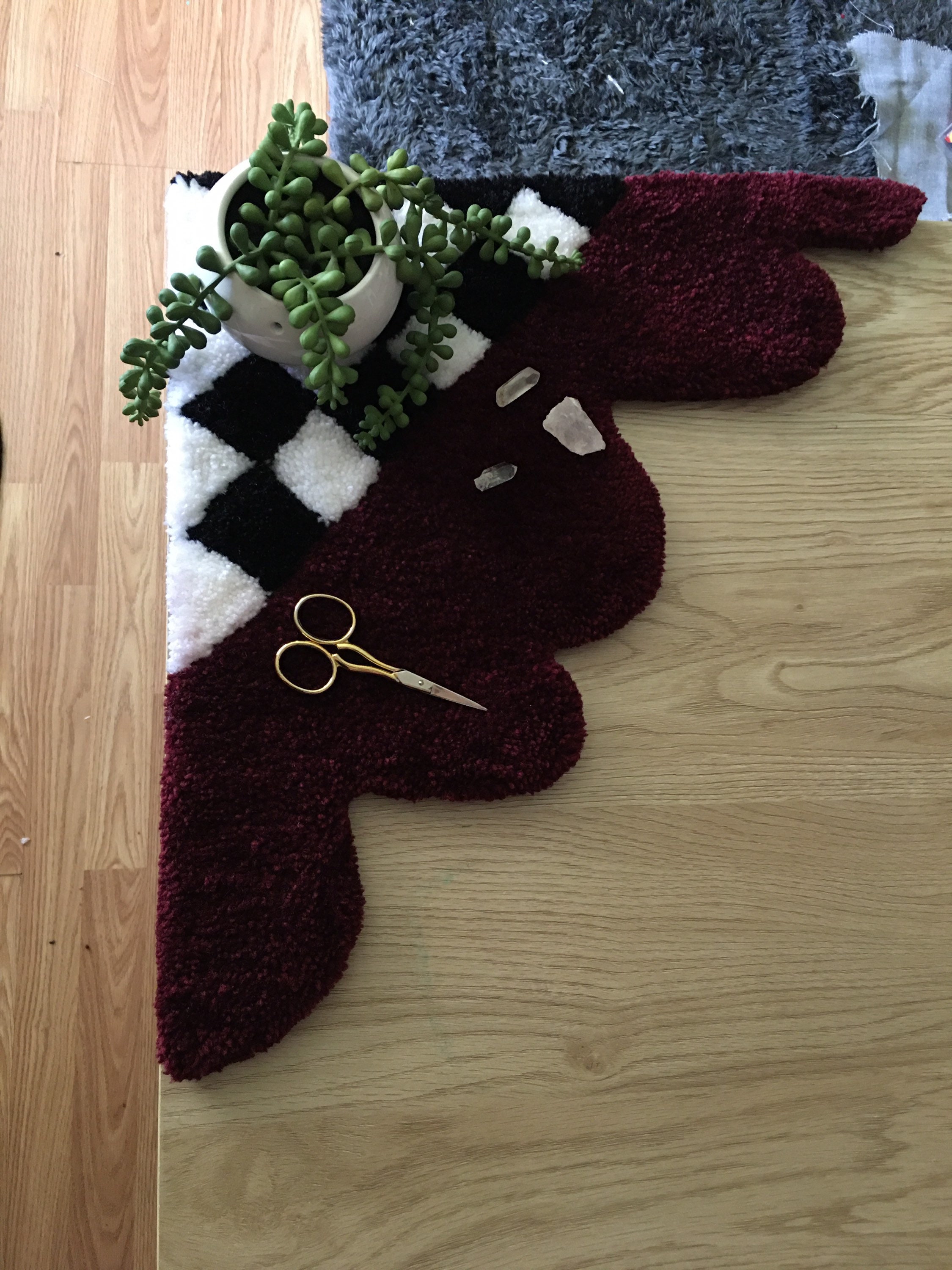 Mini Corner Desk Rug - Etsy