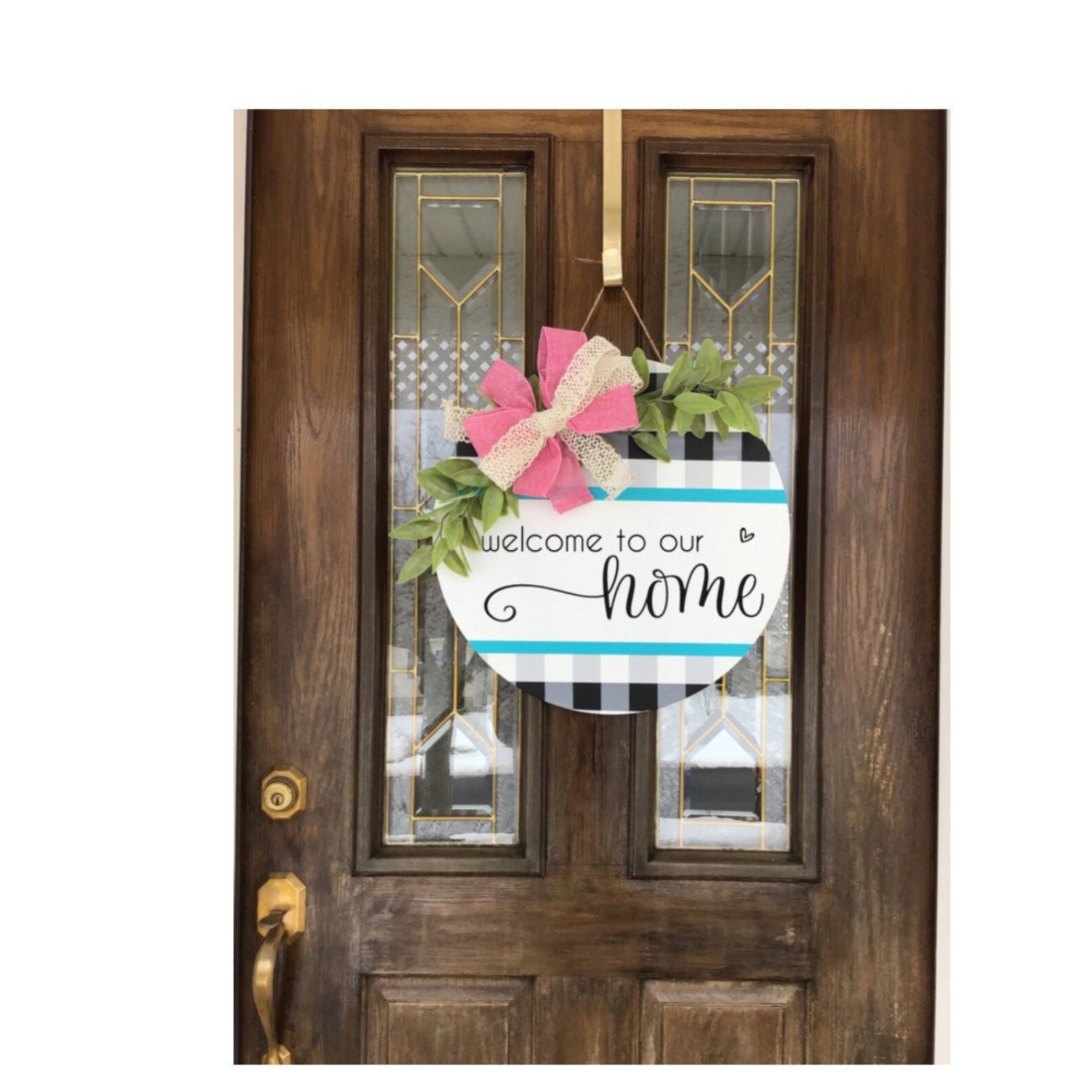Bienvenido a nuestro letrero de puerta de primavera en casa | Etsy Bienvenido a nuestro letrero de puerta de primavera en casa | Etsy
