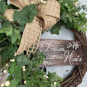 Memorial Wreath, Remembrance Gift, Bereavement Gift, Sympathy Gift ...