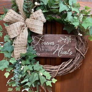 Memorial Wreath, Remembrance Gift, Bereavement Gift, Sympathy Gift ...