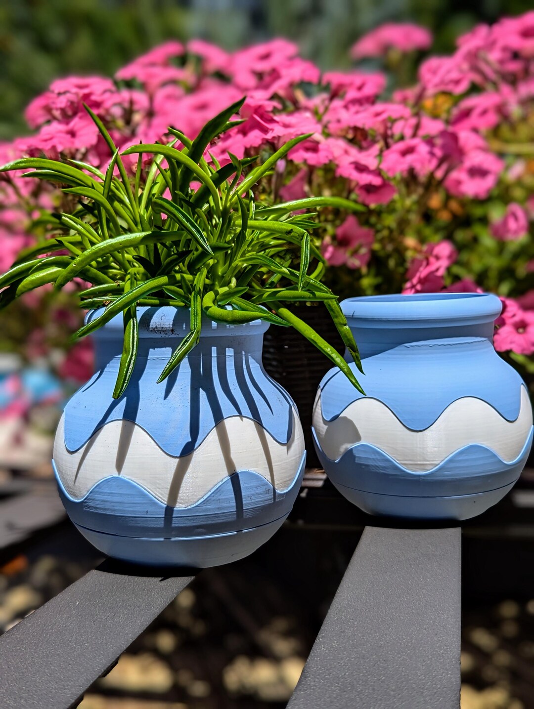 Zelda Flower Pot for Small Plants - Integrated Drainage With Removable ...
