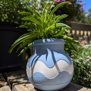 Zelda Flower Pot for Small Plants - Integrated Drainage With Removable ...