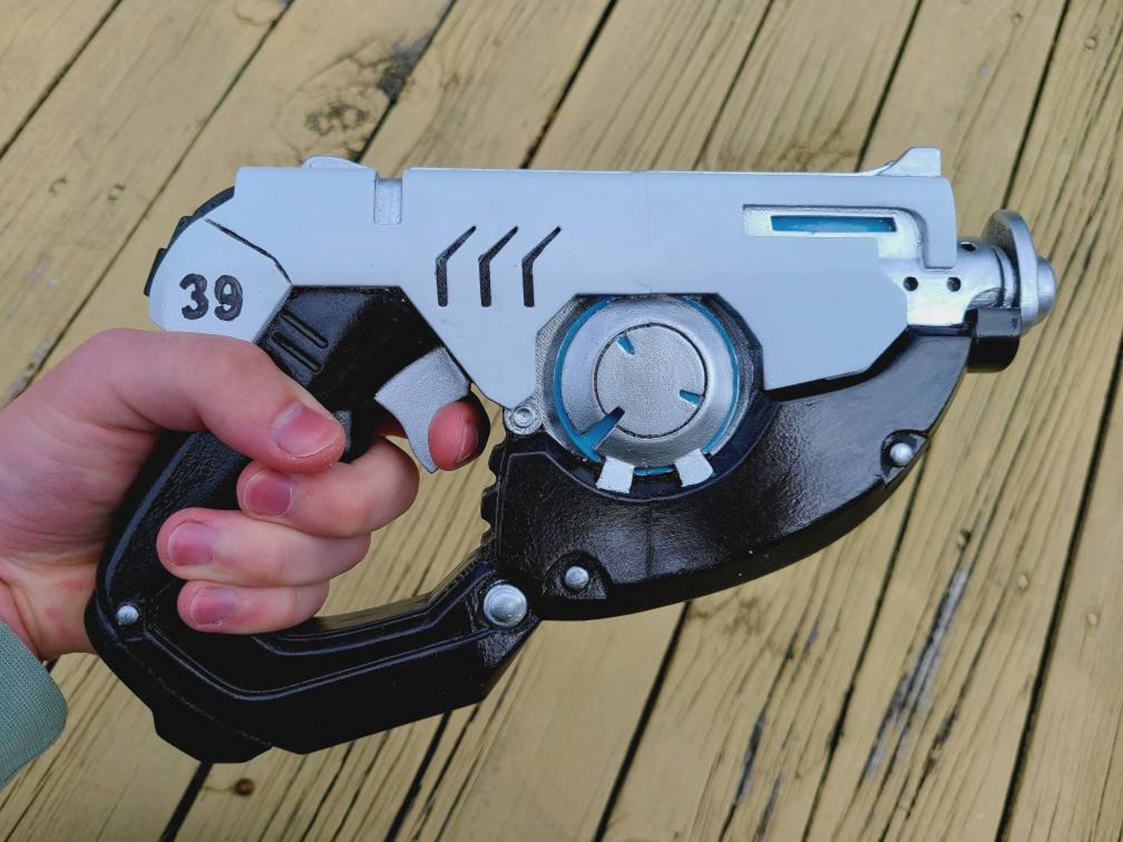 Tracer Gun 3D Print Replica Pulse Pistol Fully Painted or Raw Print ...