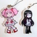 Madoka/homura Keychains - Etsy