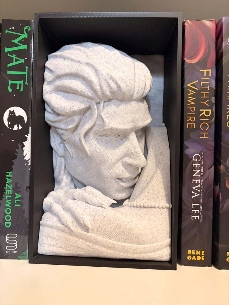 Vampire Book Nook | Gothic Bookshelf Insert, Dark Academia Decor - Etsy