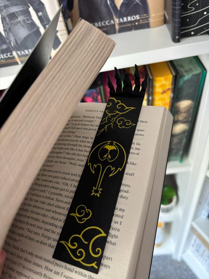 Dragon Bookmark Inspired by Fourth Wing - Etsy