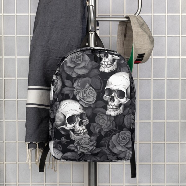 Skull Goth Backpack - Etsy