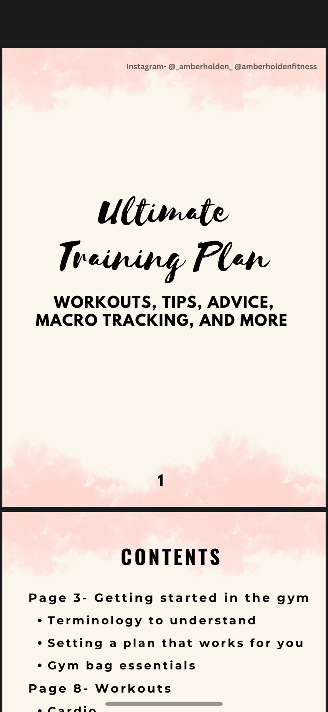 Ultimate Training Plan, Workout Plan, Training Guide, Lose Weight Guide ...