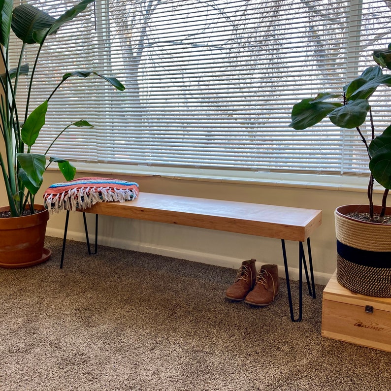 Modern Bench // Minimalist // Bohemian - Etsy