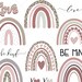 Valentine Rainbow Clipart, Boho Valentine Rainbow PNG, Leopard Rainbow ...