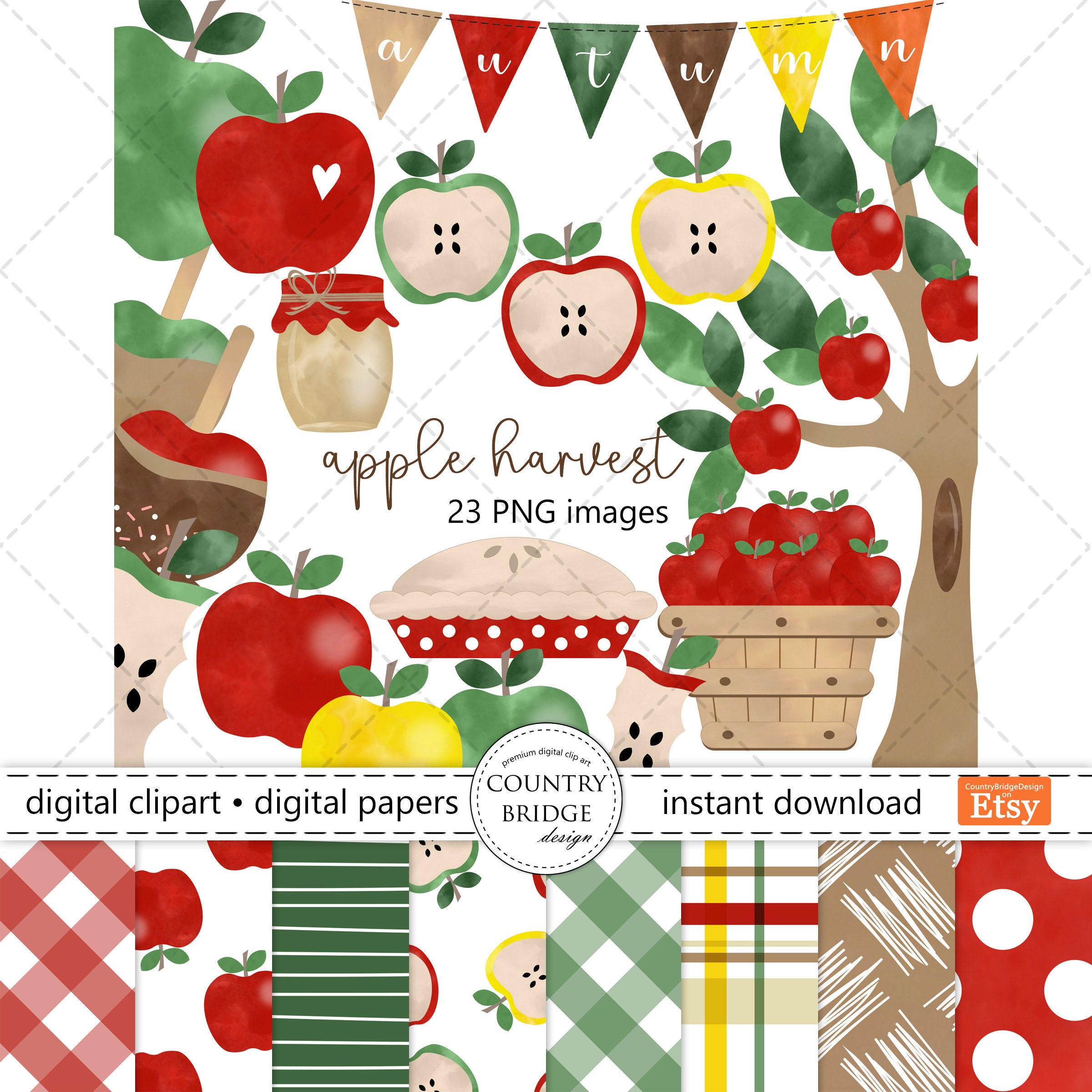 Apple Harvest Clipart