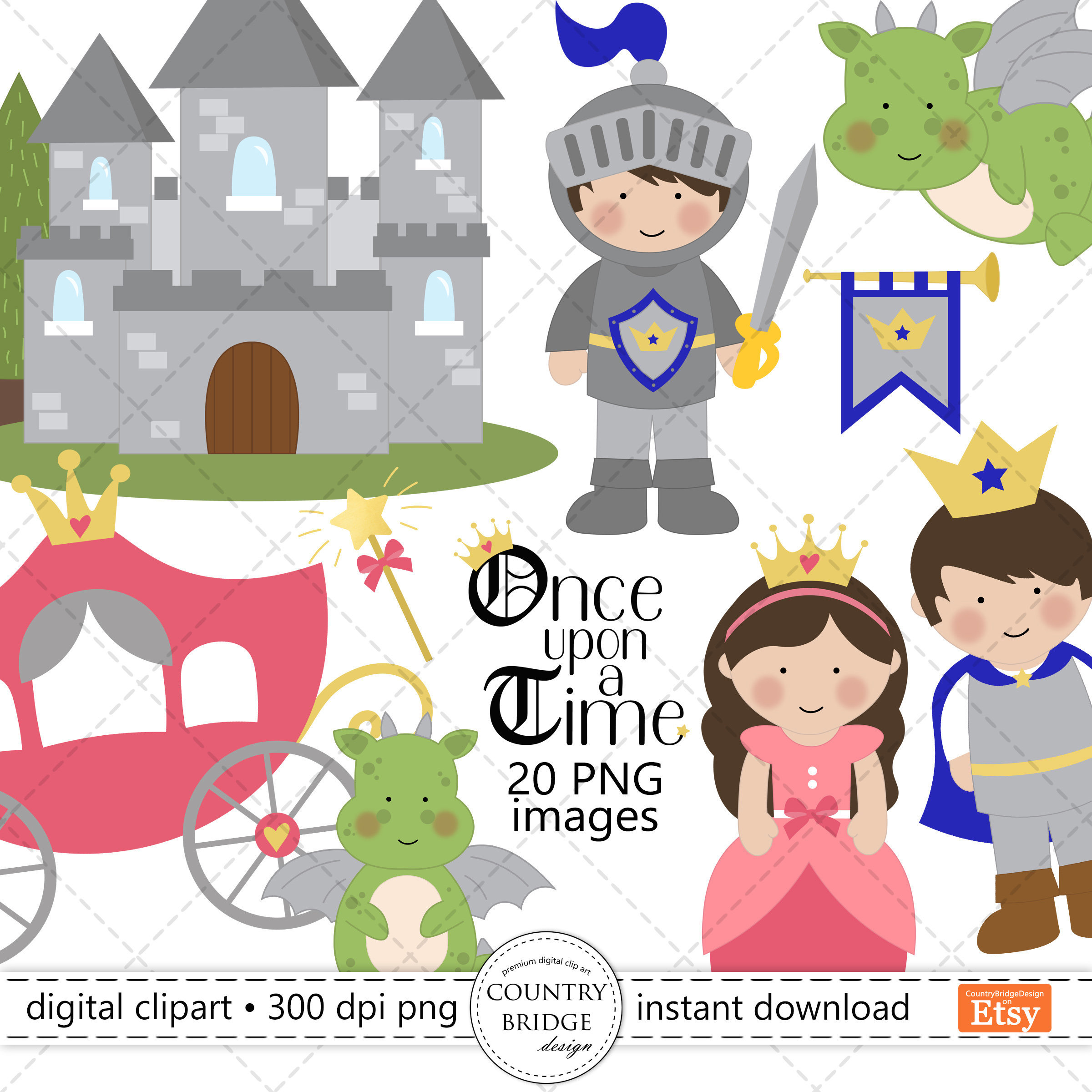 Knight And Dragon Clipart