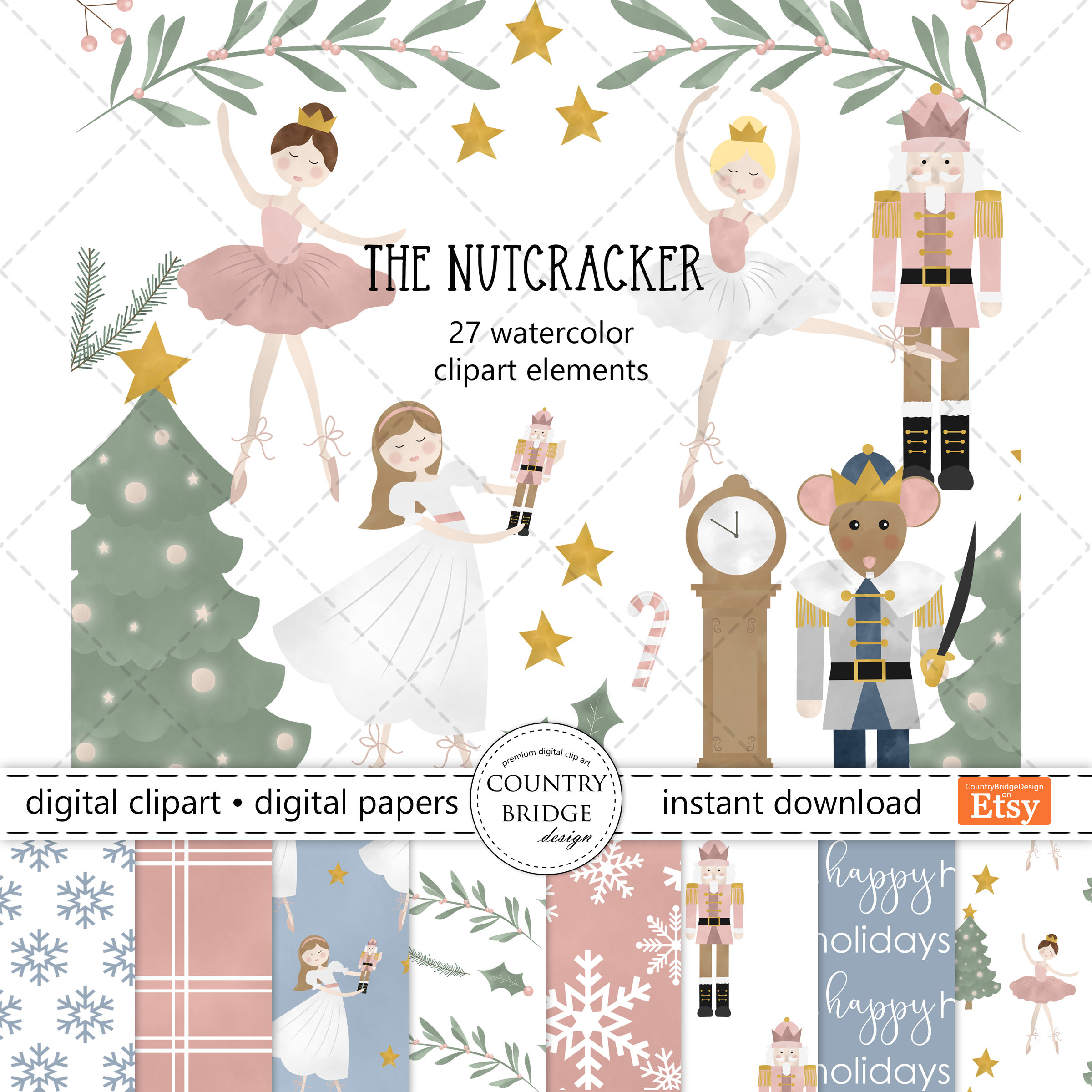 Nutcracker Ballet Clipart
