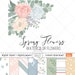 Watercolor Spring Flowers, Spring Flower Digital Paper, Floral Paper ...