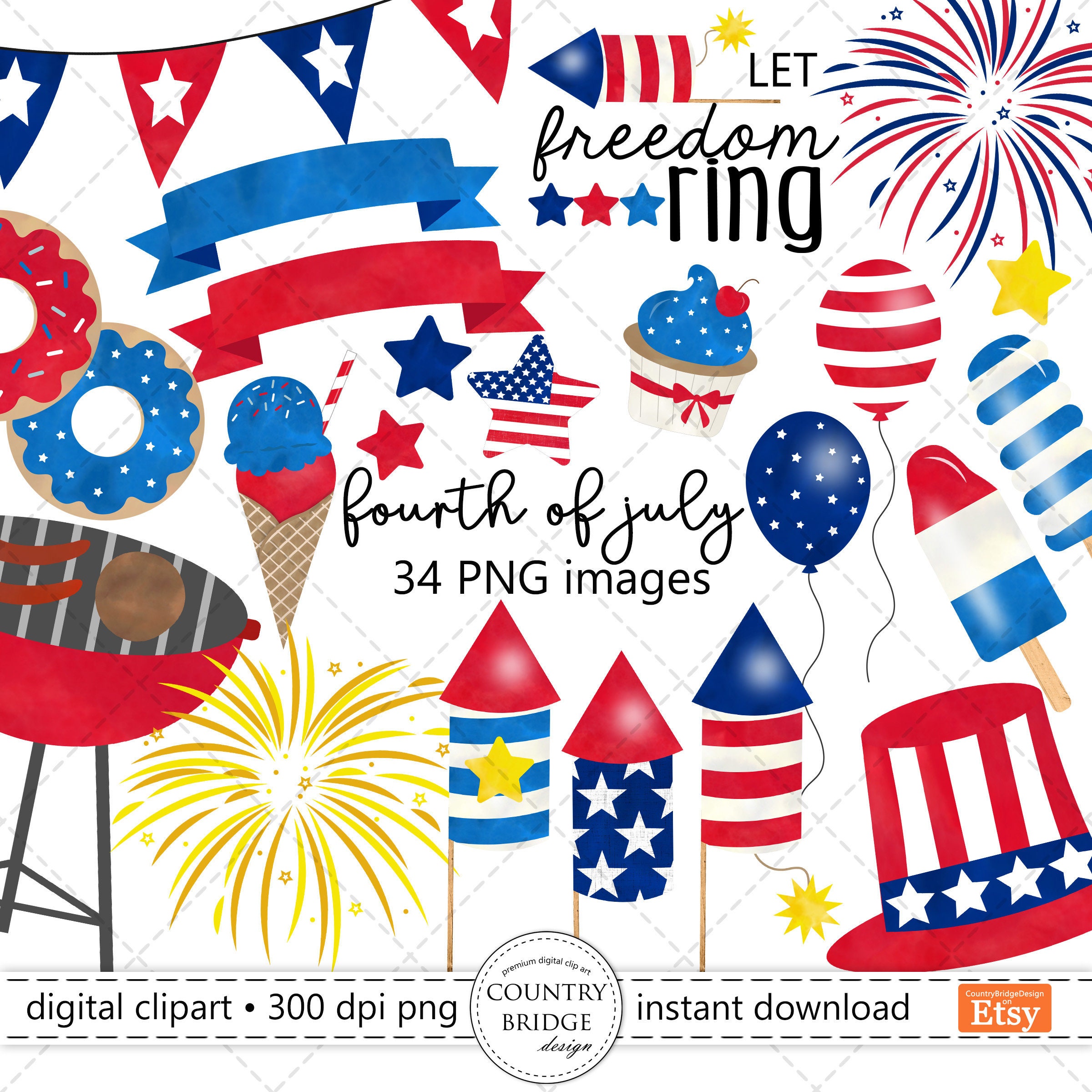 Susies Patriotic Clipart