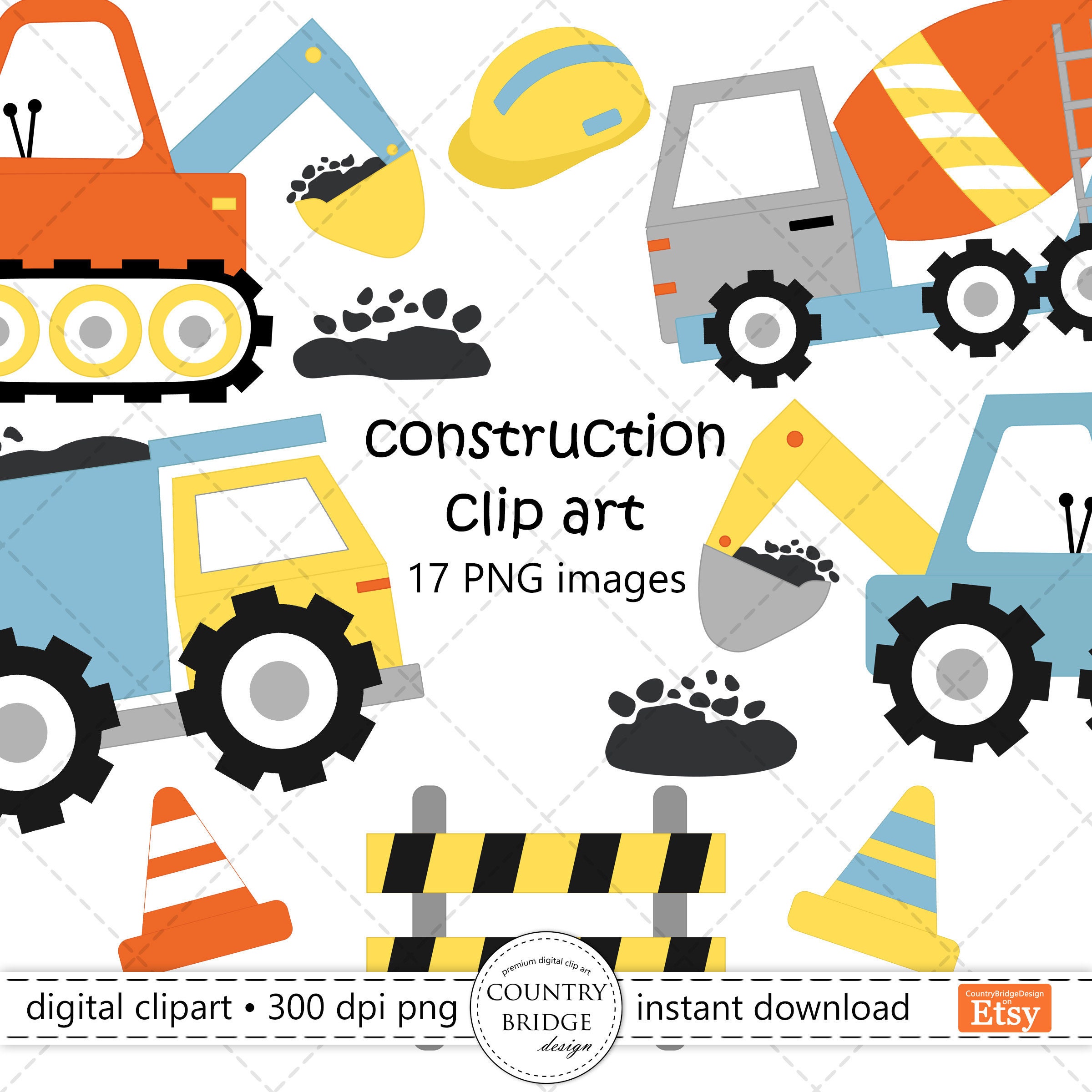 Construction Equipment Clip Art