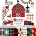 Construction Clipart & Digital Paper Bundle, Construction Vehicles PNG ...