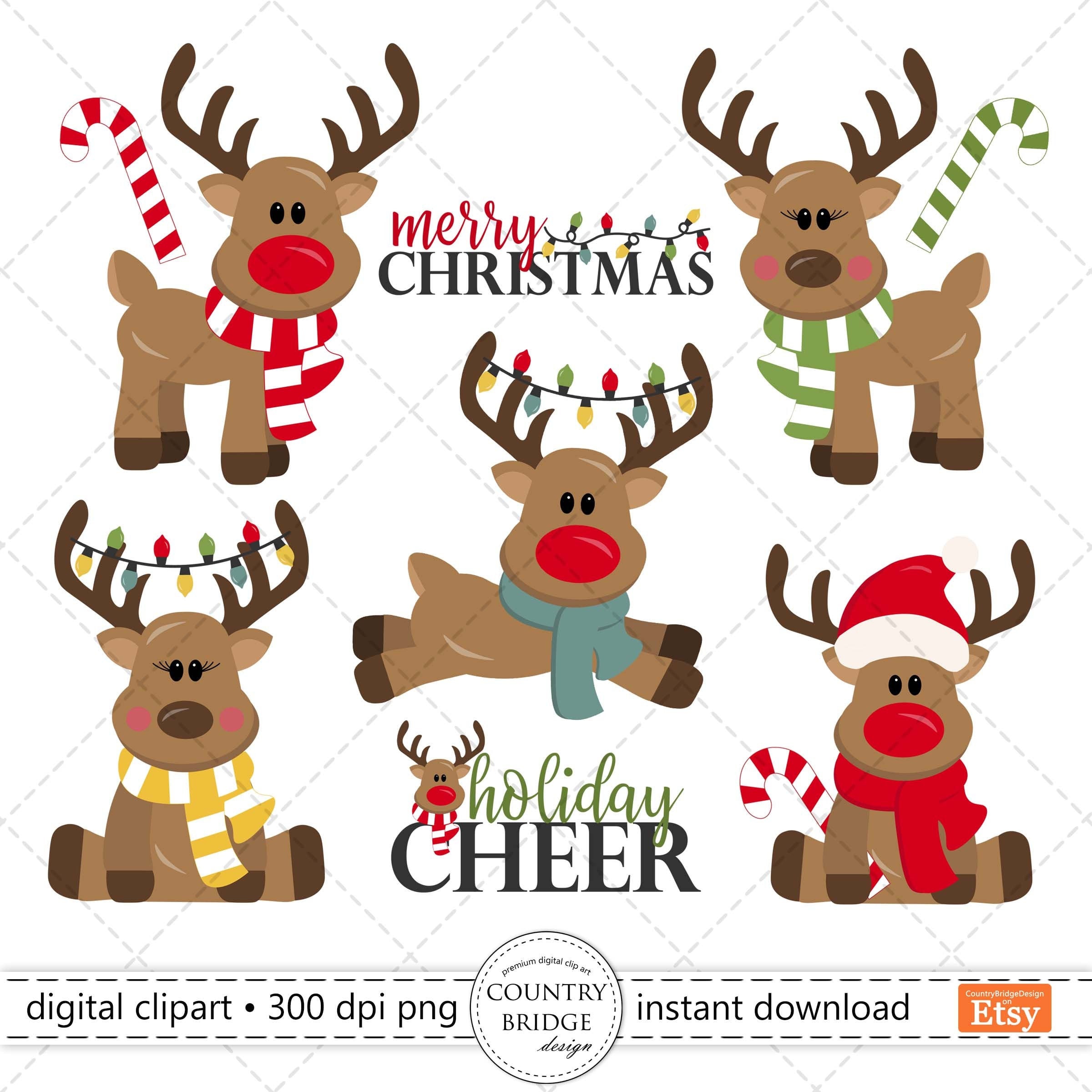 Cute Reindeer Clipart