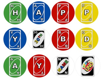 Uno Cards Stickers - Etsy