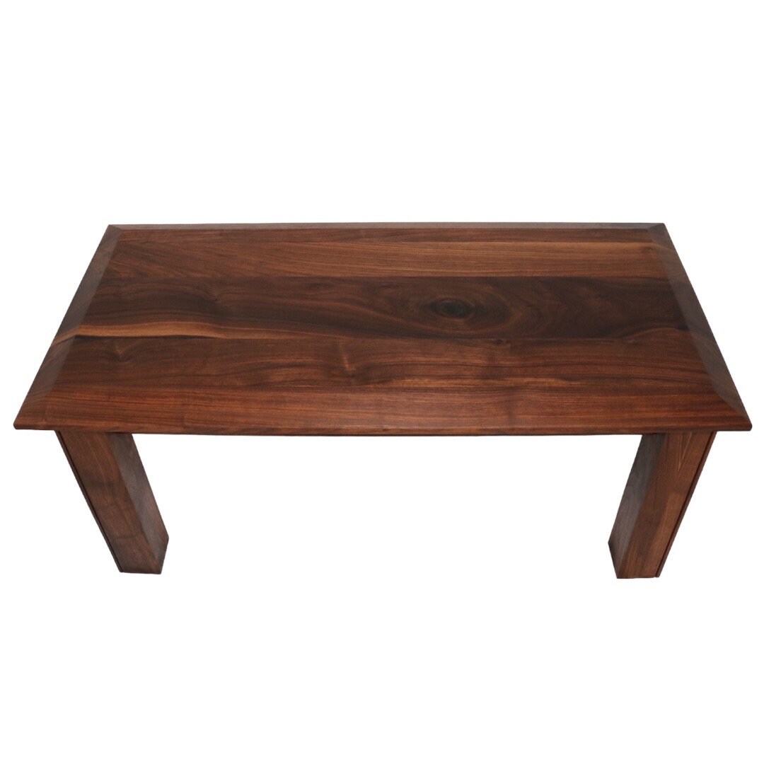 Wood Coffee Table, Walnut Coffee Table, Rustic Coffee Table, Handmade ...